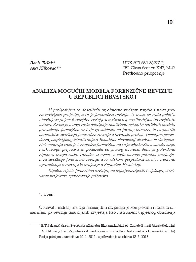 Tusek PDF | PDF