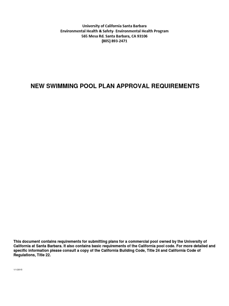 New Pool Plan Check | PDF | Stairs | Swimming Pool