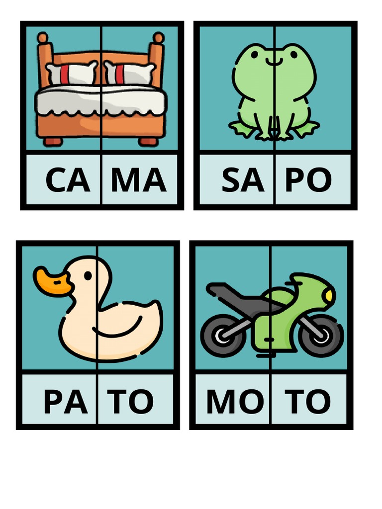 Juego de palabras para preescolares | PDF