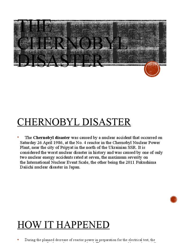 The Chernobyl Disaster | PDF | Chernobyl Disaster | Nuclear And ...
