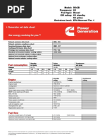 Cummins DGDB Data Sheet | PDF | Engines | Radiator