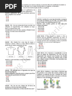 Atividade de Probabilidade para 5º Ano | PDF | Probabilidade | Roleta
