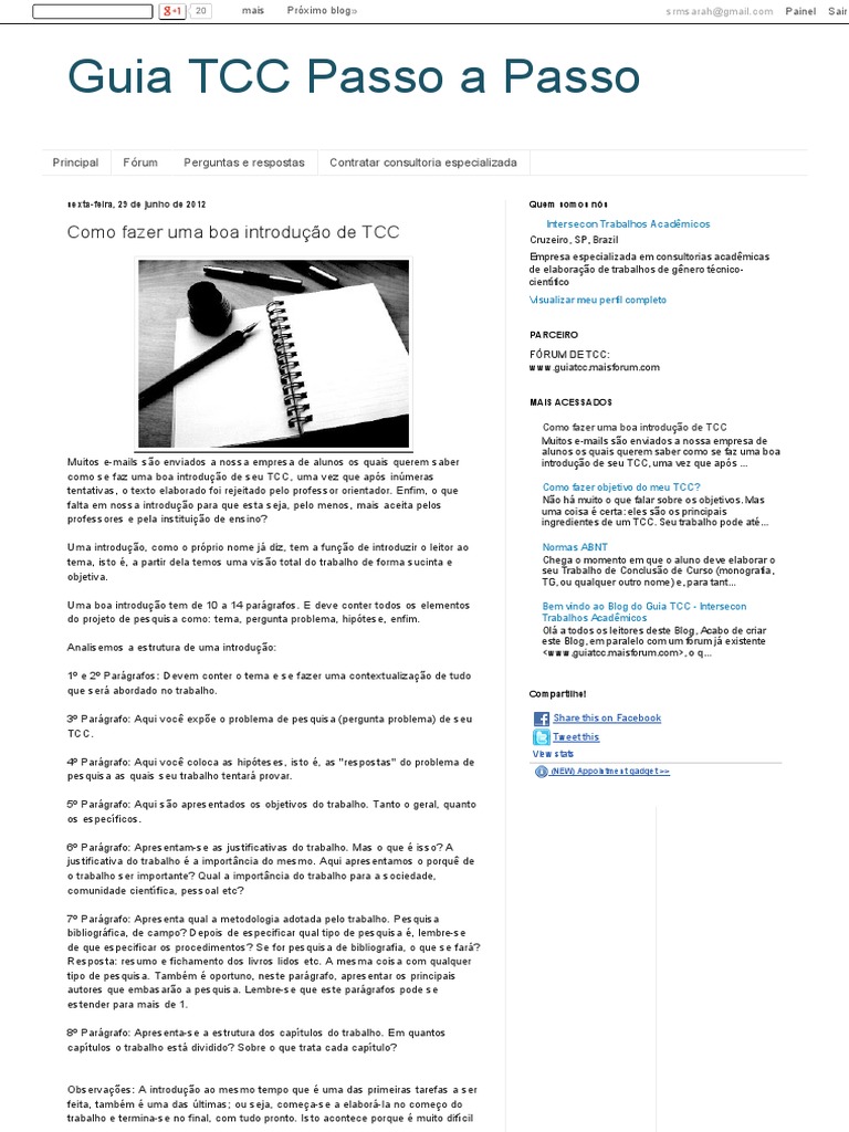 Guia TCC Passo A Passo Como Fazer PDF | PDF | Método científico | Science