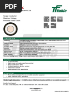 Dekoron Cable Specification Sheet | PDF | Wire | Electric Power