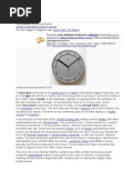 Cuckoo Clock Owners Manual | PDF | Screw | Clock