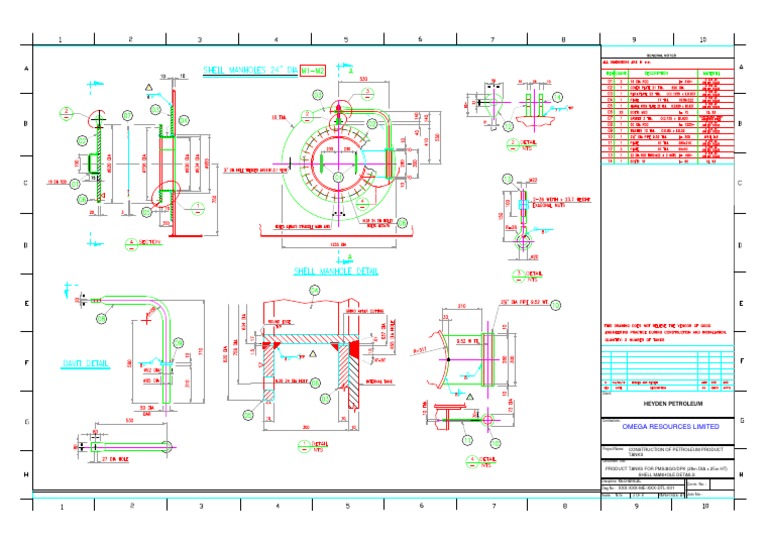 Shell Manhole Details | PDF