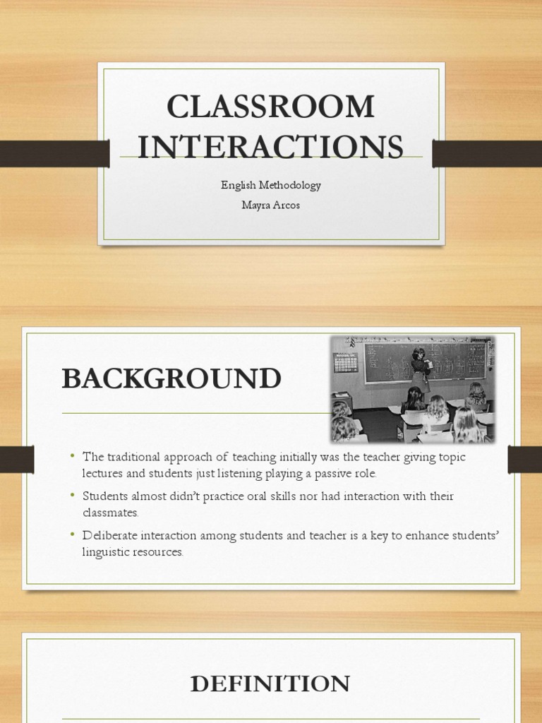 Enhancing Classroom Interaction Techniques | PDF | Teachers | Classroom