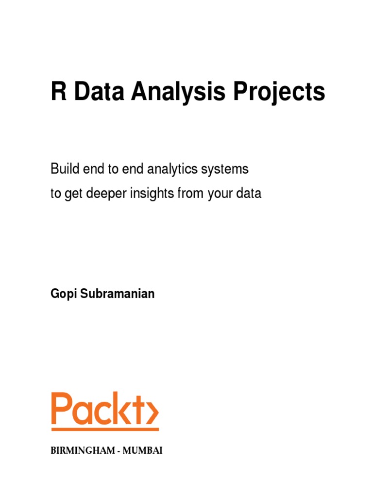R Data Analysis Projects PDF | PDF | Machine Learning | Time Series