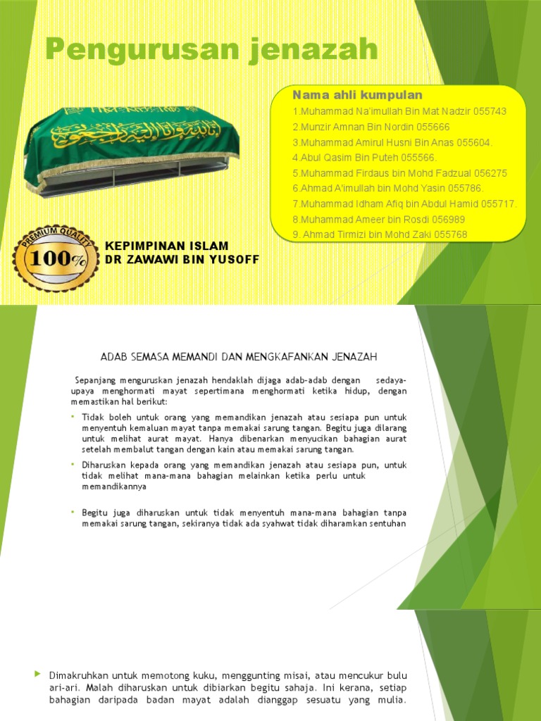 Slide Pengurusan Jenazah | PDF
