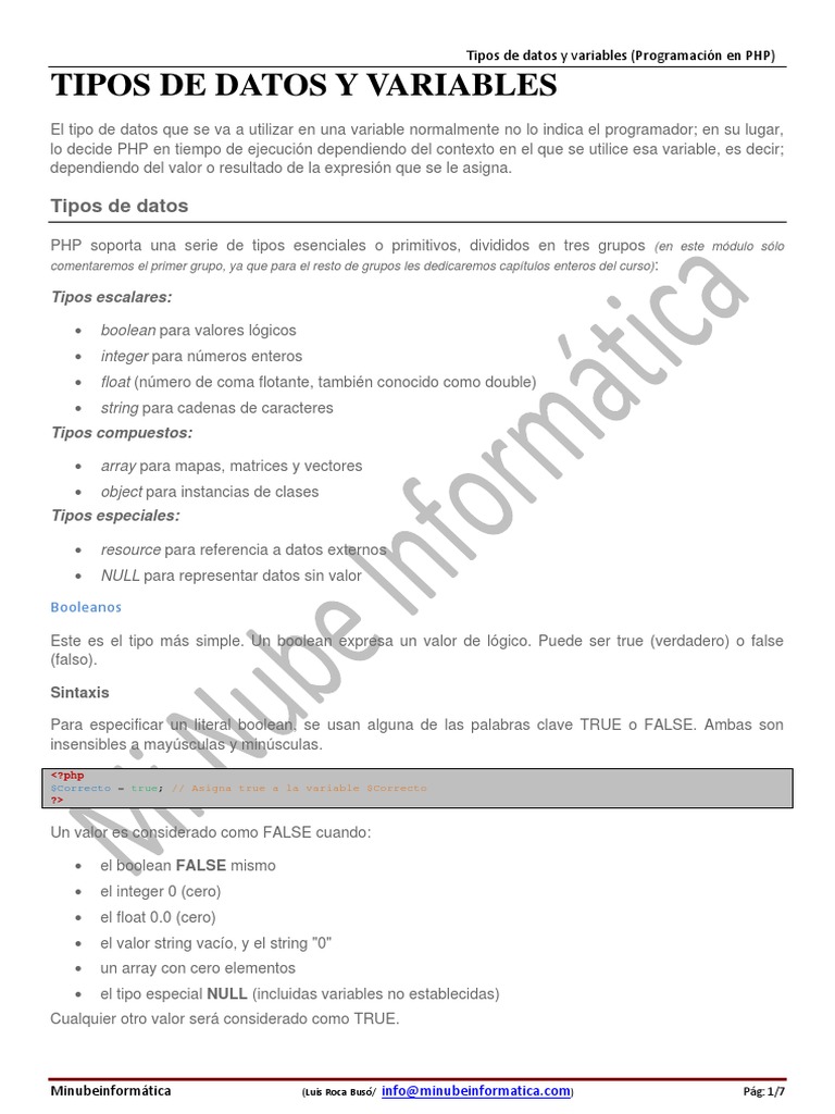 8 Tipos Variables Constantes , Definición de Constante y Variable ...