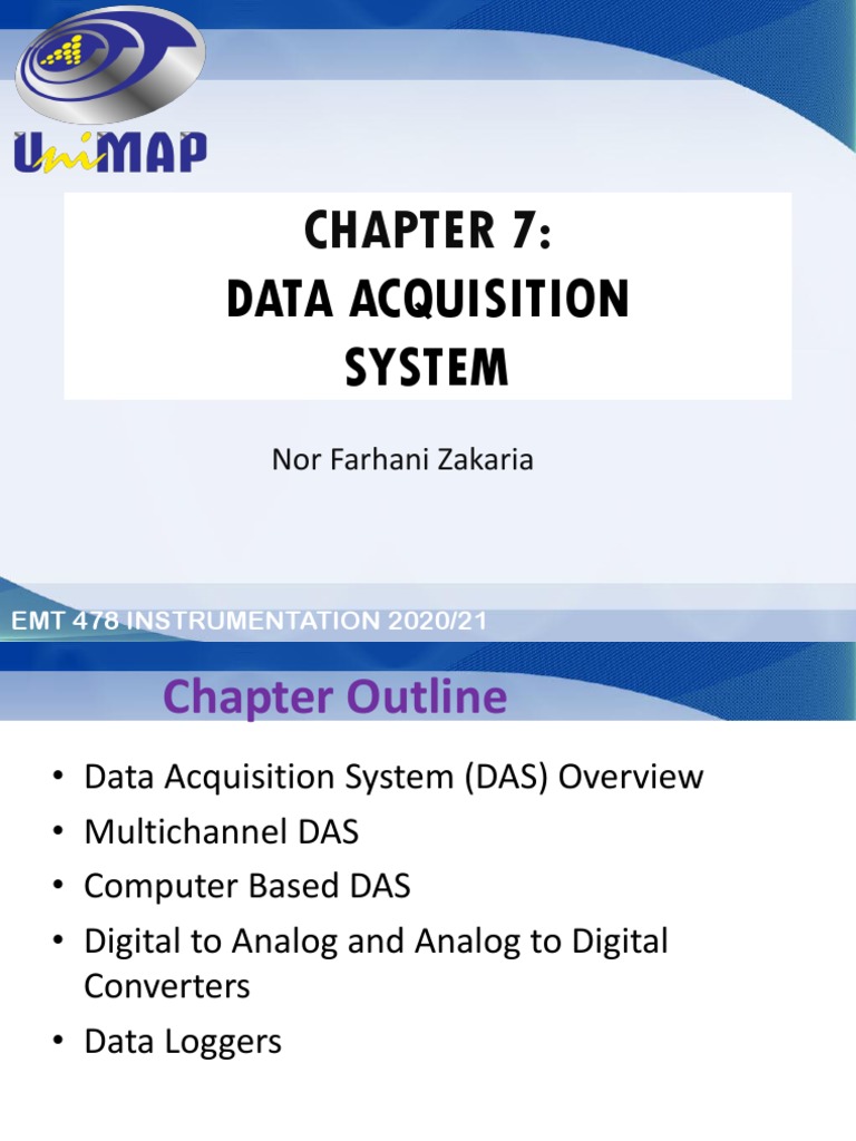 Chap 6 Data Acquisition System | PDF | Analog To Digital Converter ...
