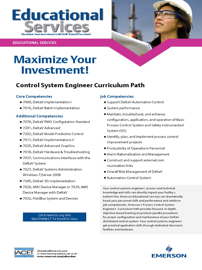 Control System Engineer Curriculum Path Flyer en 1263558 | Download ...
