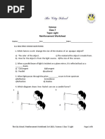 Grade 7 Physics - Worksheet 1 (4th Quarter) | PDF | Sound | Liquids