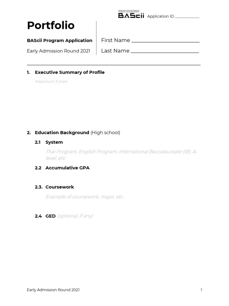 Portfolio: Bascii Program Application | Download Free PDF | Sat | Communication