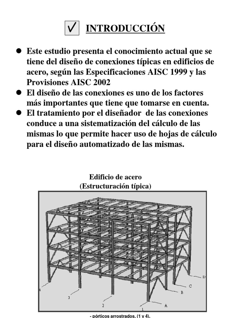 Conexiones en Edificios de Acero y Su Automatizaciã N para El Diseã o ...