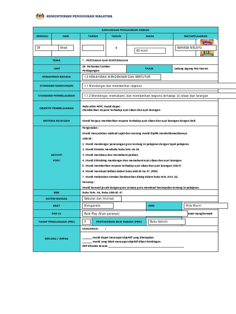 RPH BM THN 3-Unit 19 (M29) | PDF