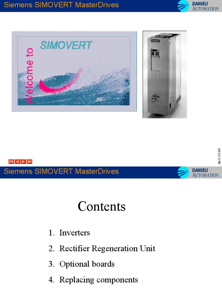 Simovert | Download Free PDF | Power Inverter | Rectifier