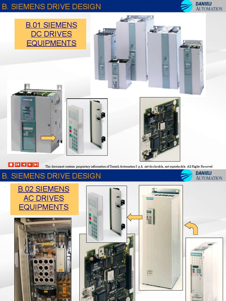 B.01 Siemens DC Drives Equipments | PDF | Power Inverter | Input/Output