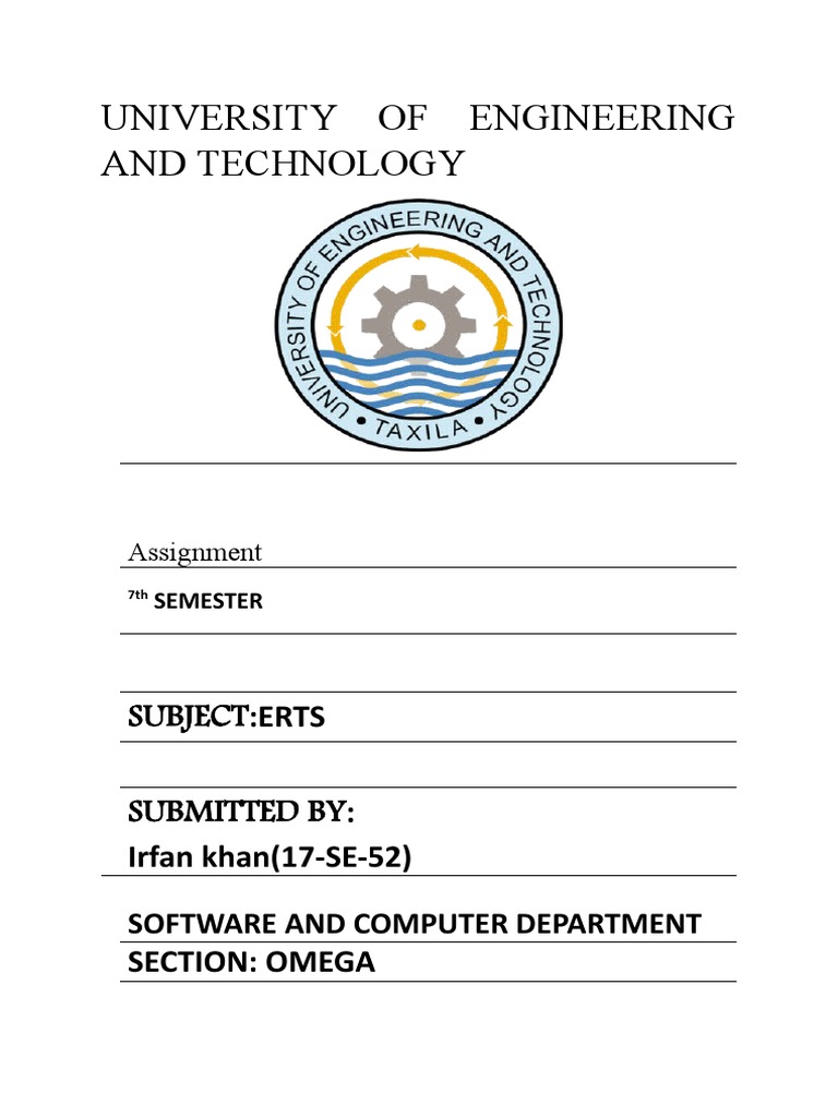 University of Engineering and Technology: Subject:Erts Submitted by | PDF | Computer Memory ...
