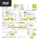 RCC - Design Excel Sheet | PDF | Beam (Structure) | Civil Engineering
