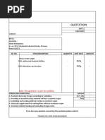 Quotation Terms and Conditions Overview | PDF