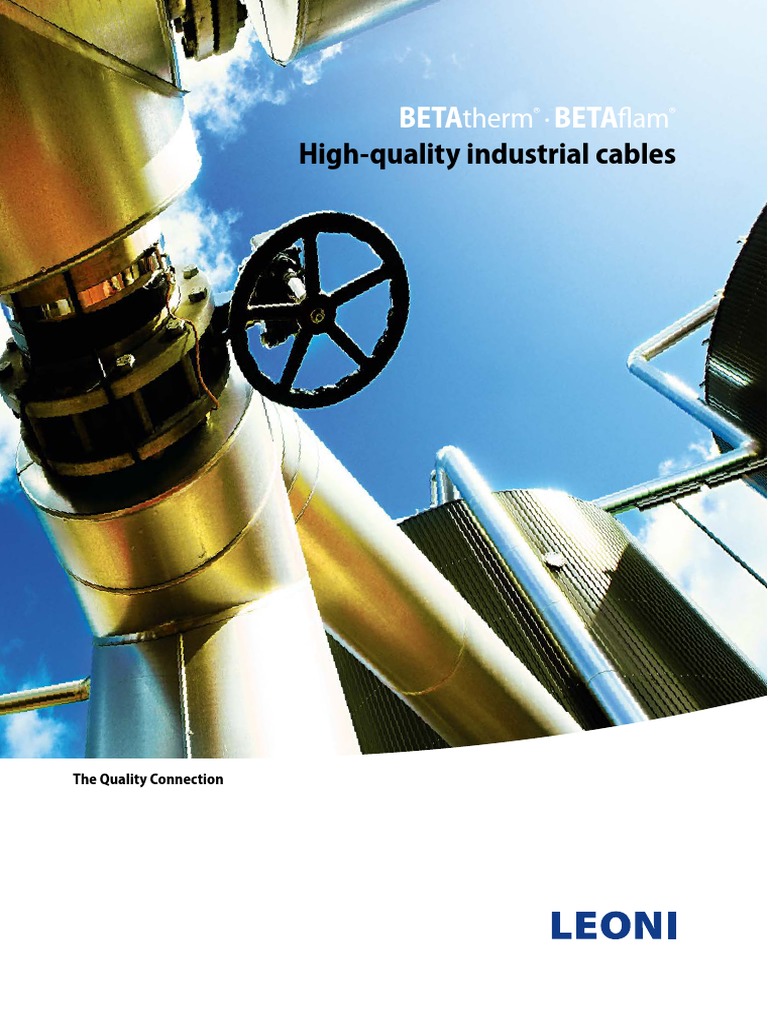 Betatherm Betaflam Industrial Cables | PDF | Electrical Conductor ...