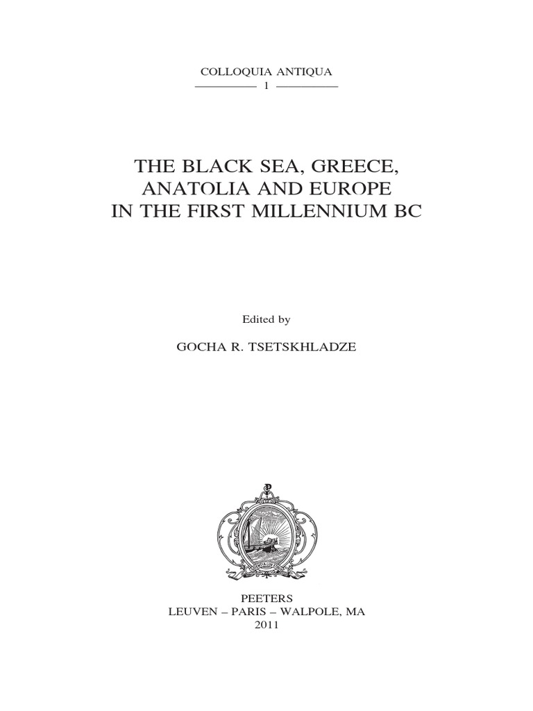 The Getae. Selected Questions Dans G. R | PDF | Ancient Peoples ...