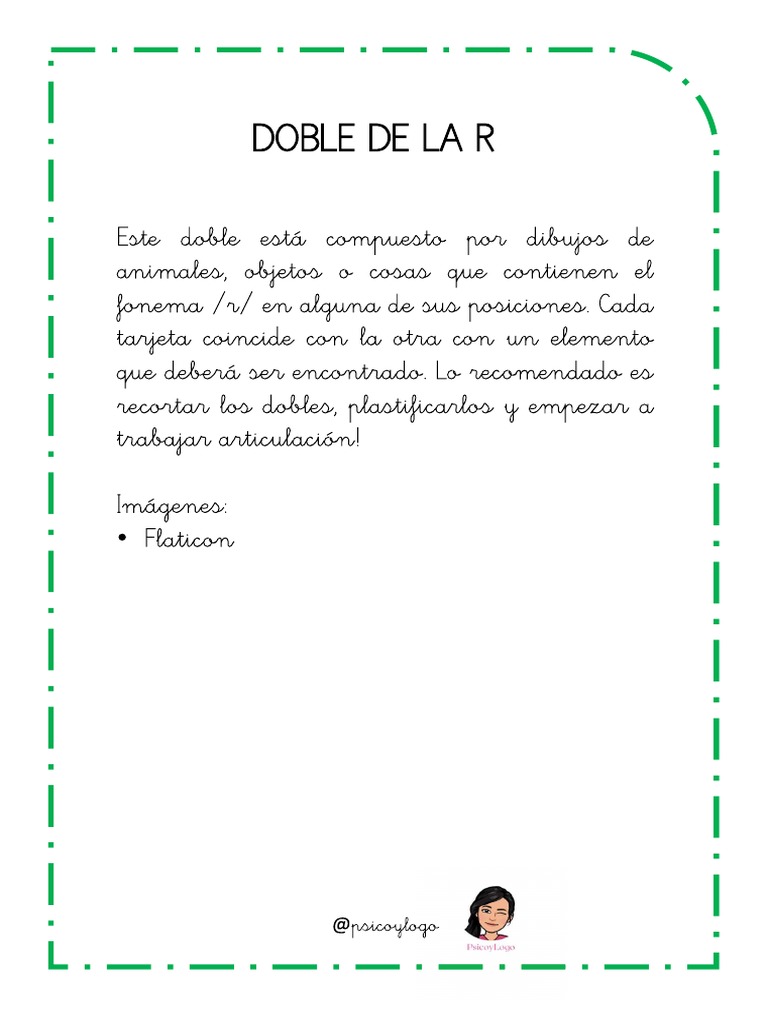 Dobble Fonema R | PDF