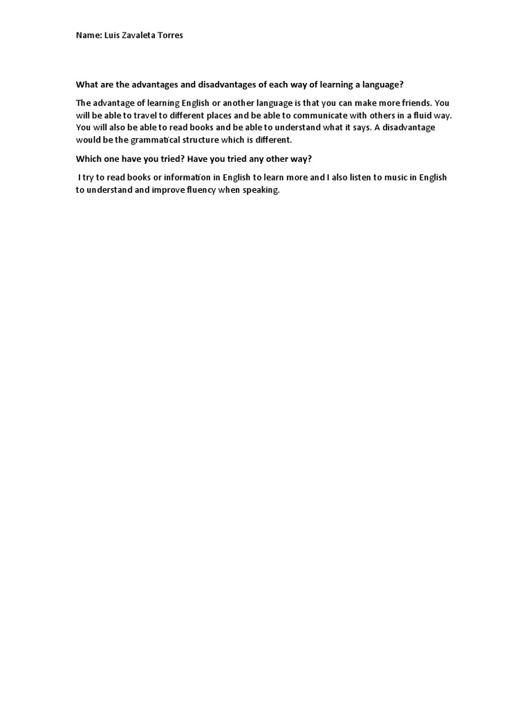 What Are The Advantages and Disadvantages of Each Way of Learning A ...