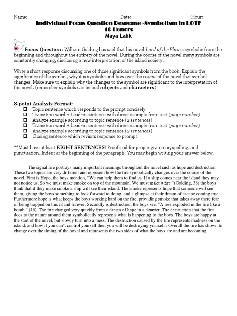 8 Point Response | PDF | Paragraph