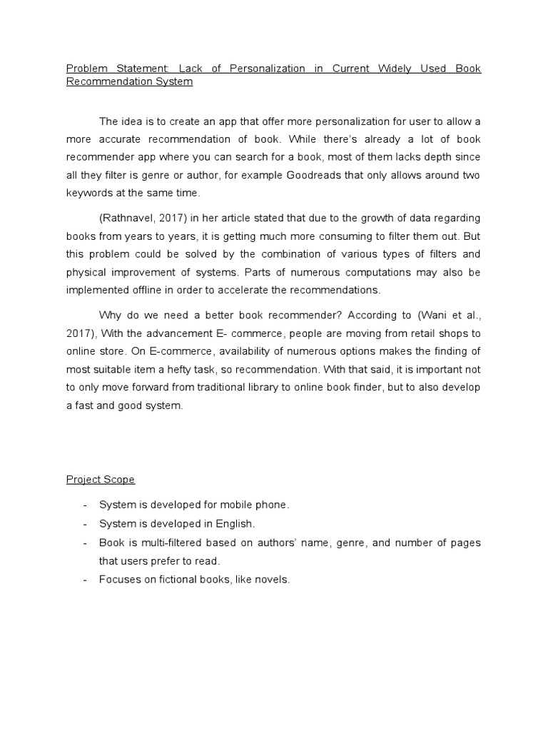 Problem Statement CSP600 | PDF | Books | World Wide Web