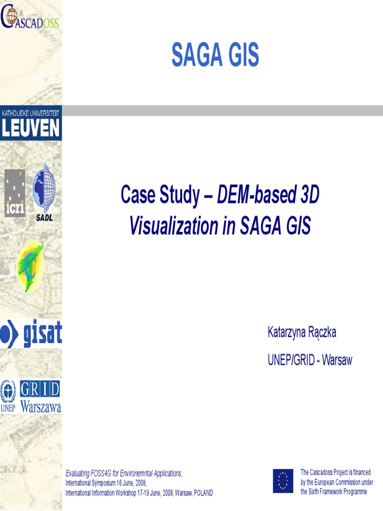 Saga Gis: Case Study - DEM-based 3D | PDF | Geographic Information ...