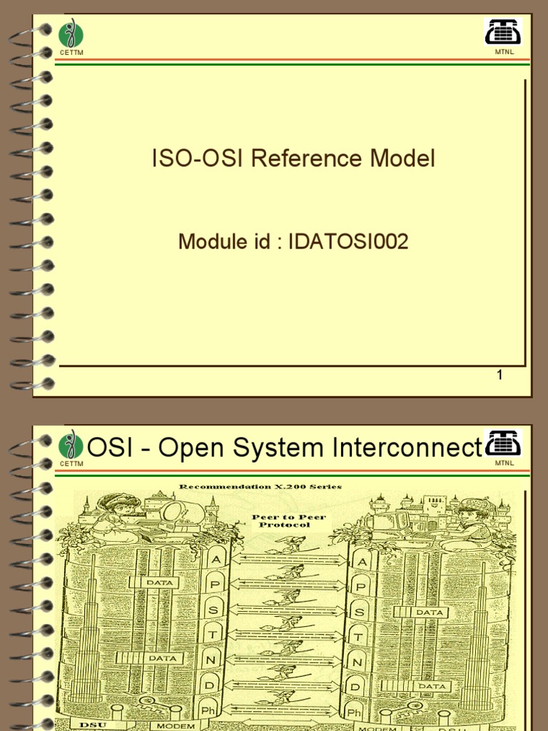 ISO-OSI Reference Model Overview | PDF | Osi Model | Computer Network