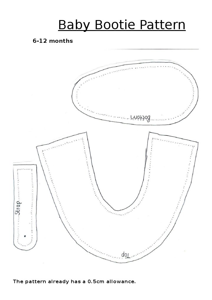 Baby Bootie Pattern | PDF
