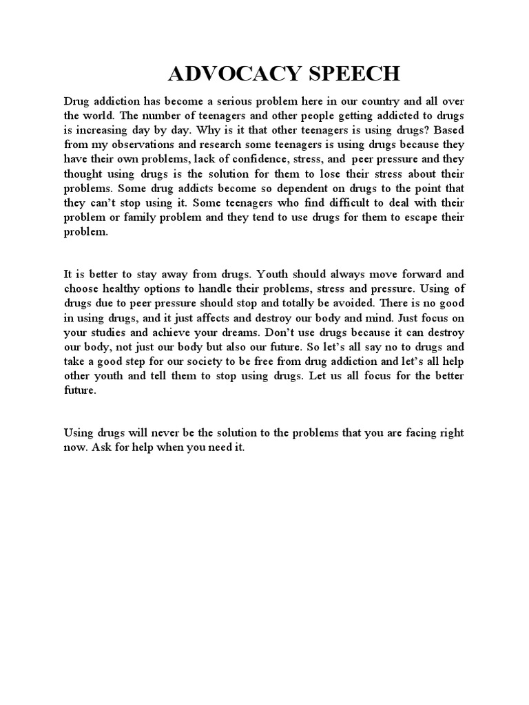 Advocacy Speech | PDF