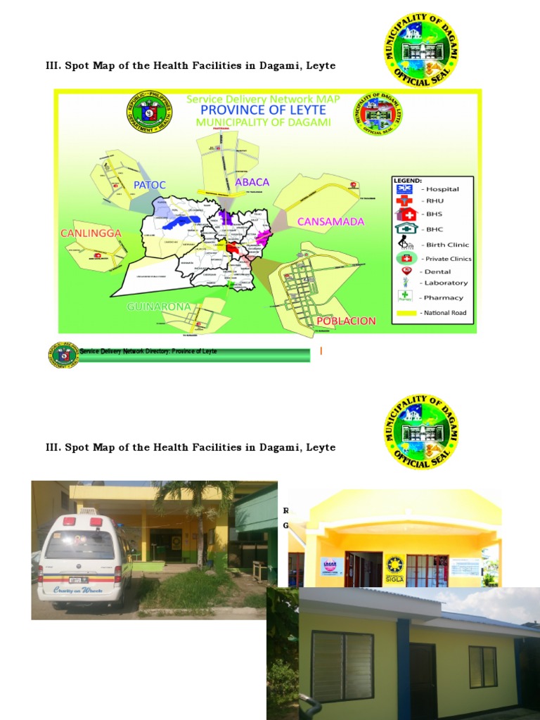 III. Spot Map of The Health Facilities in Dagami, Leyte | PDF | Health ...