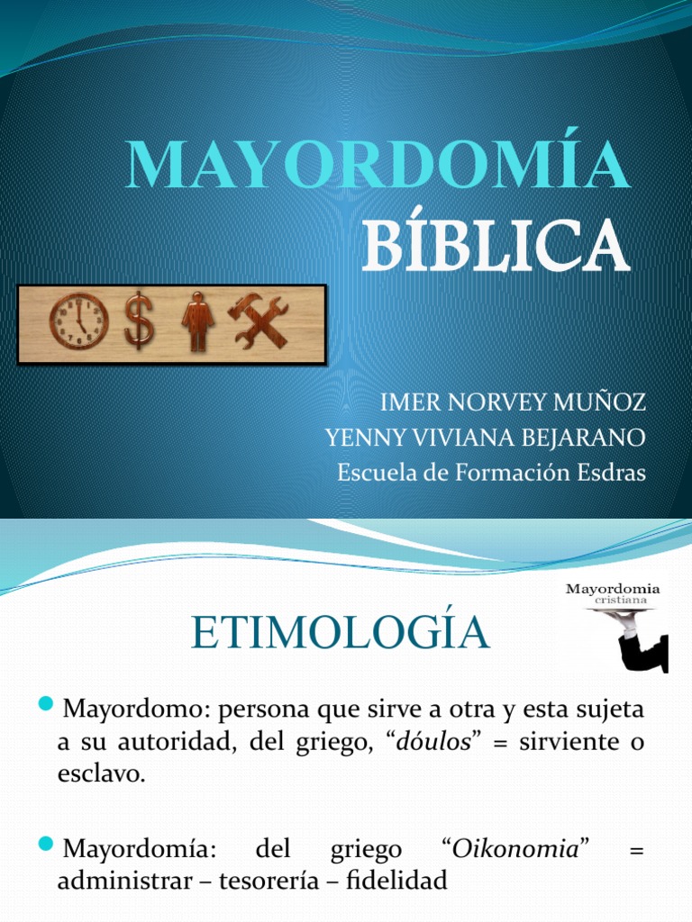 Mayordomia Biblica | PDF | Religiones religiosas | Biblia