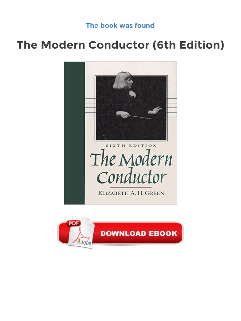 (PDF) The Modern Conductor (6th Edition) | PDF | Conducting | Orchestras