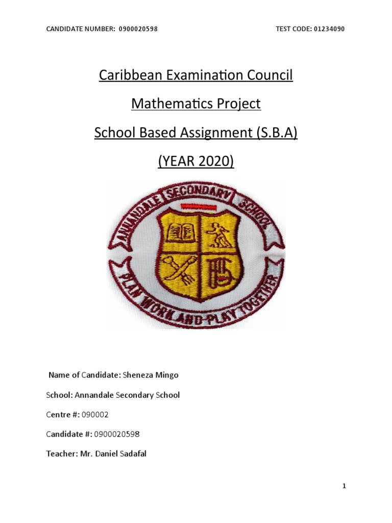 Maths SbA | PDF | Educational Technology | Teaching Method