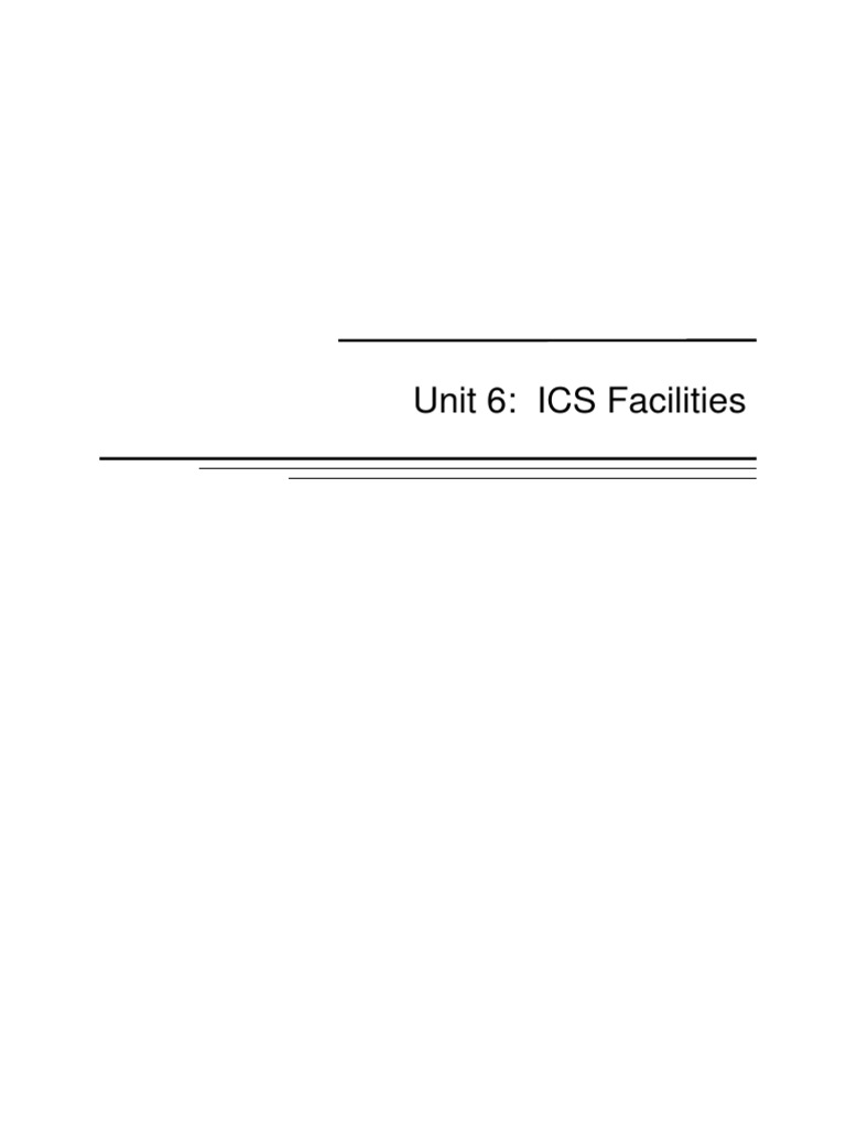 Overview of ICS Facilities | PDF
