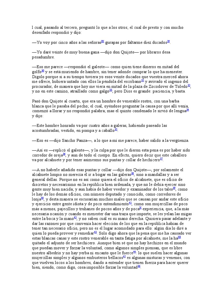 Capitulo 4 Don Quijote | PDF | Don Quijote