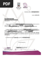 Oficio Informativo. Ordenes de Presentacion. | PDF