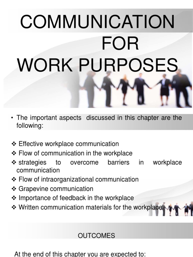 GEC-PC Communication For Work Purposes | PDF | Communication | Credibility