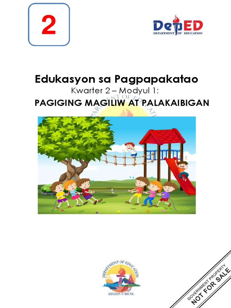 Edukasyon Sa Pagpapakatao: Pagiging Magiliw at Palakaibigan | PDF