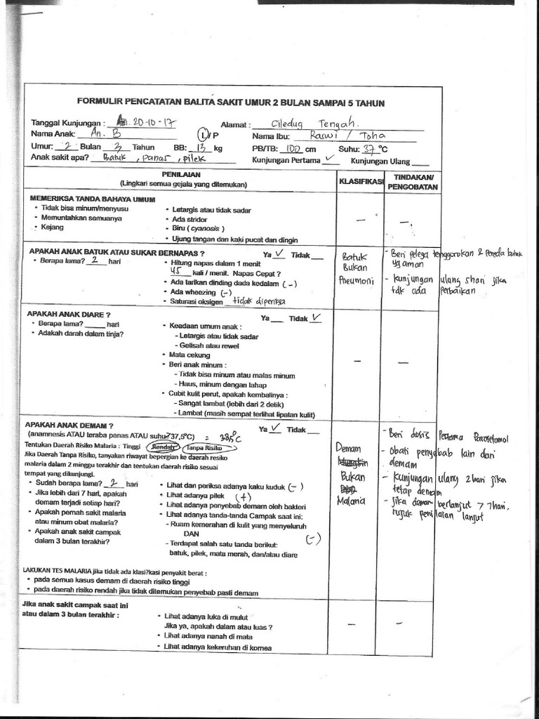 Contoh Pengisian Mtbs | PDF