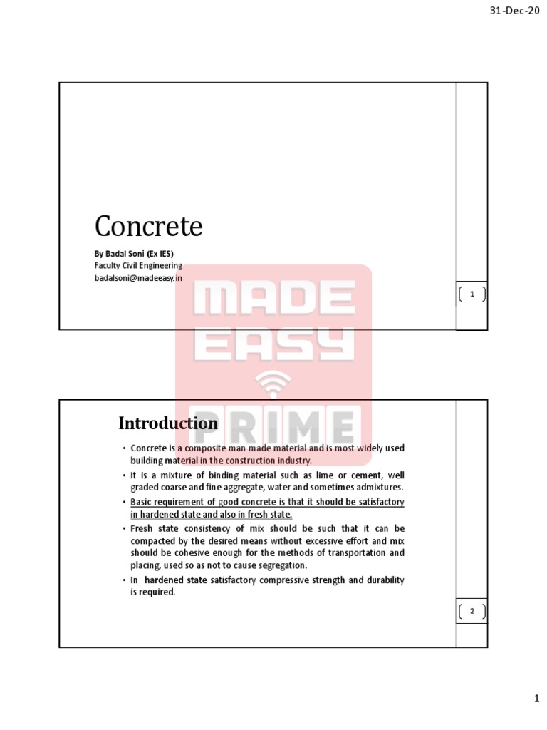 Concrete | PDF | Construction Aggregate | Concrete