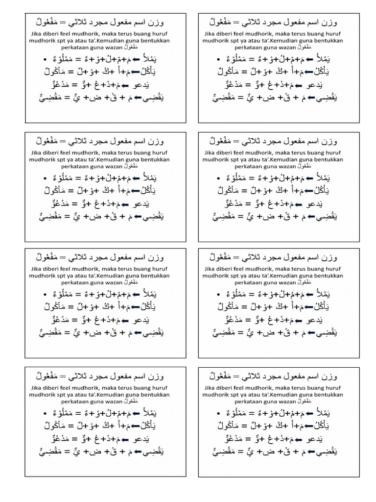 Nota Isim Fail | PDF