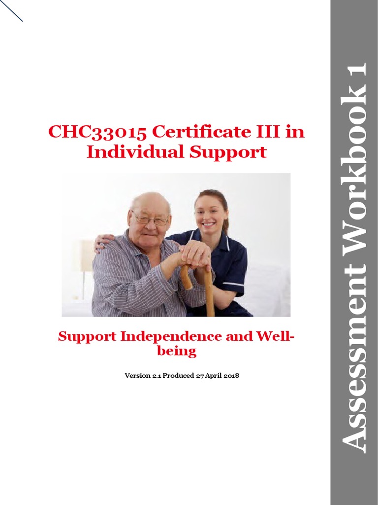 CHC33015-Sub 1 Assessment | PDF | Educational Assessment | Competence ...