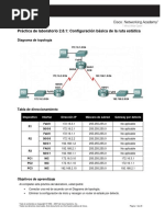 CCNAv7 Módulo 2 Configuración Básica de Switches y Terminales | PDF | Dirección IP | Interfaz de ...