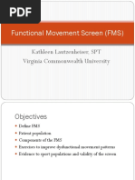 FMS Scoring Sheet PDF | PDF | Sports